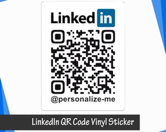 Linkedin Qr Code - Etsy
