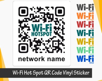 Wifi Access Qr Code - Etsy