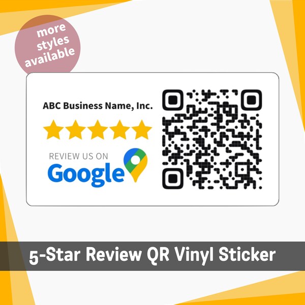 Leave Us a Review Sign With Qr Code - Etsy UK