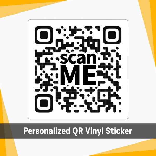 Scan Me Sticker - Etsy