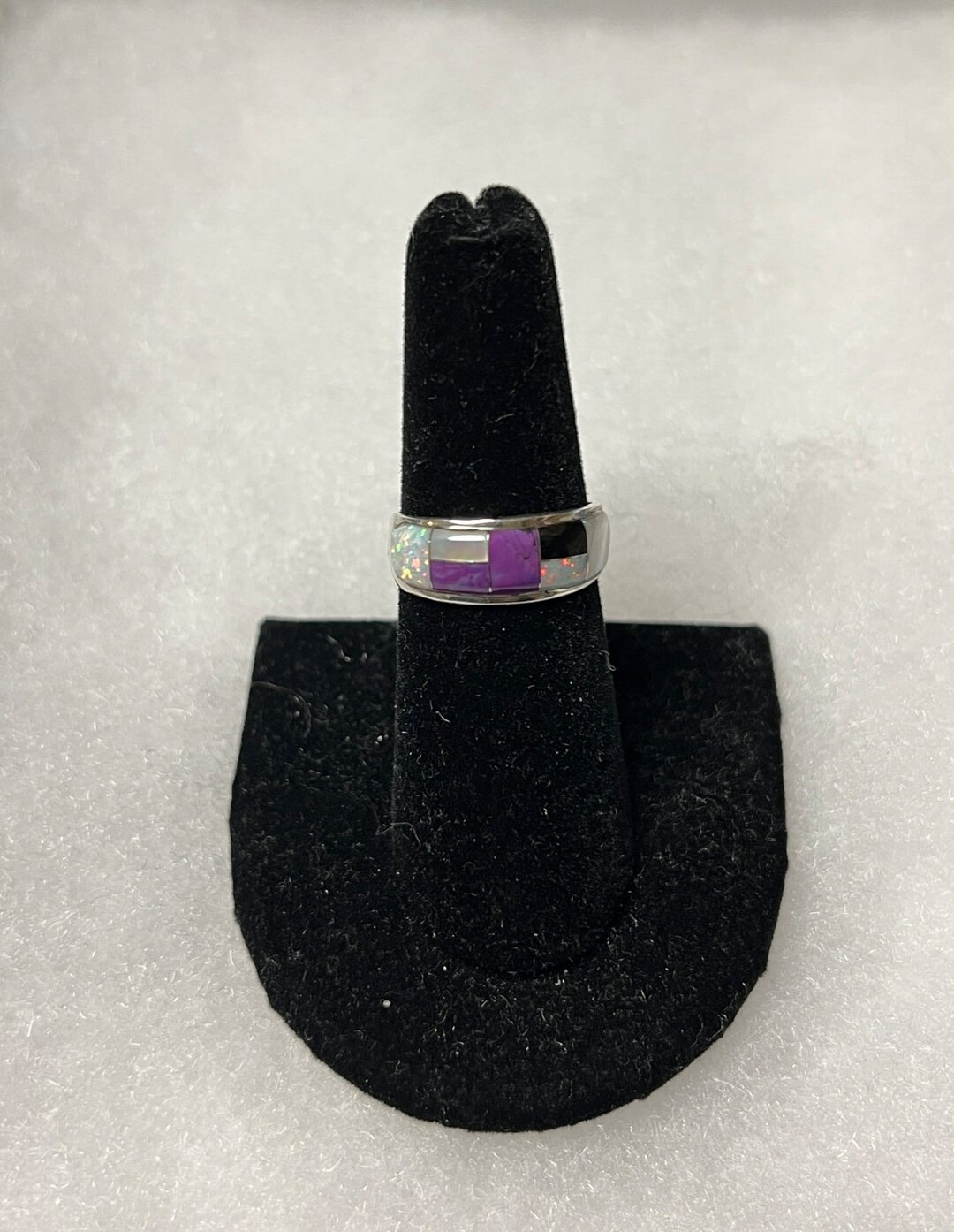 Sugilite Silver Ring With Large Band - Etsy