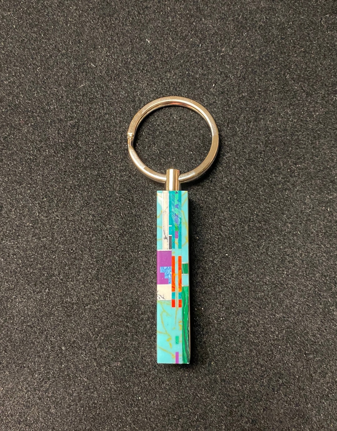 Sterling Silver Handmade Keychain (multicolor) W/ Bottle Opener ...