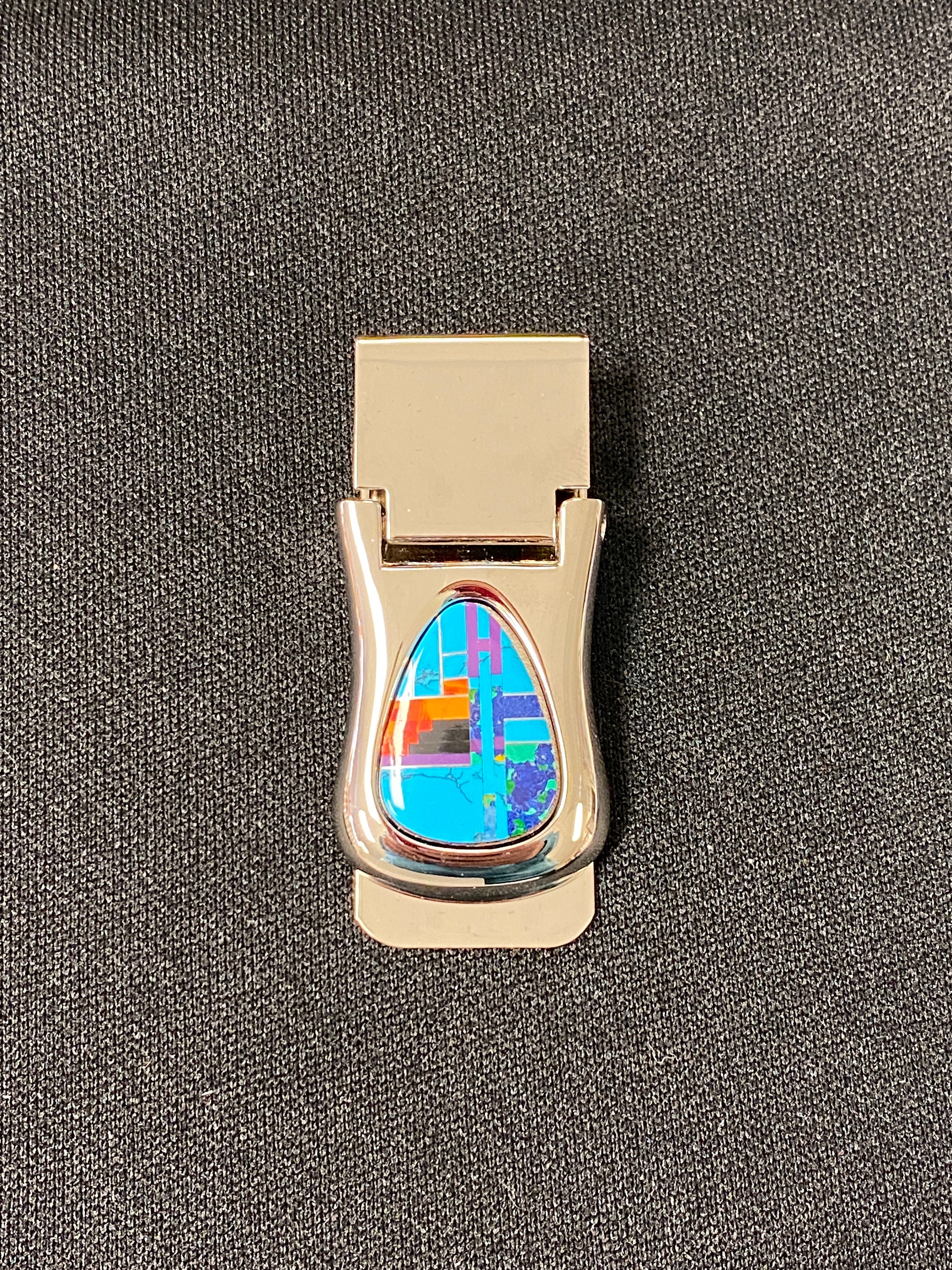 Money Clip Multi-inlay Tear Drop Shape | Etsy