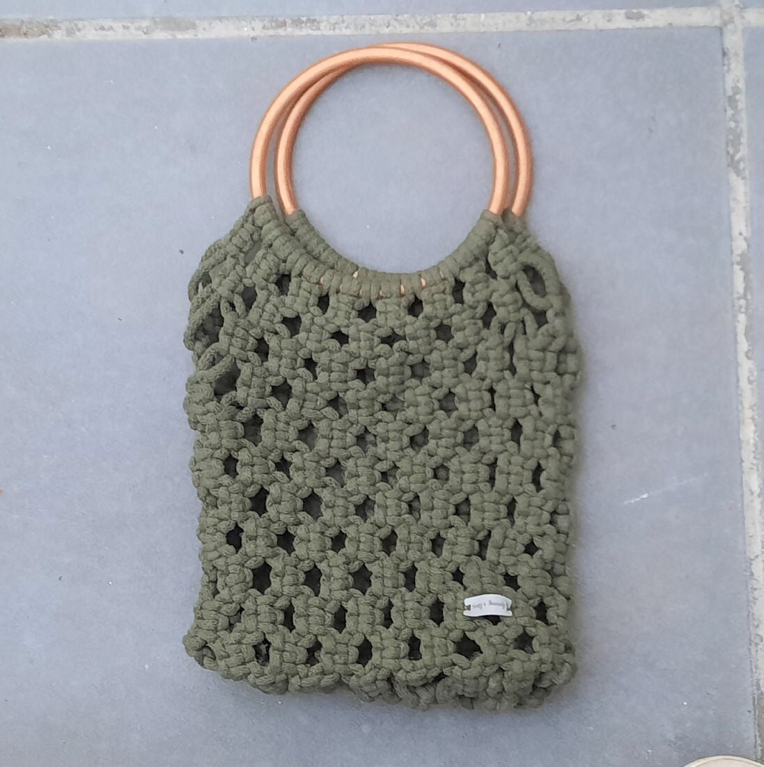 Small Macramé Bag - Etsy