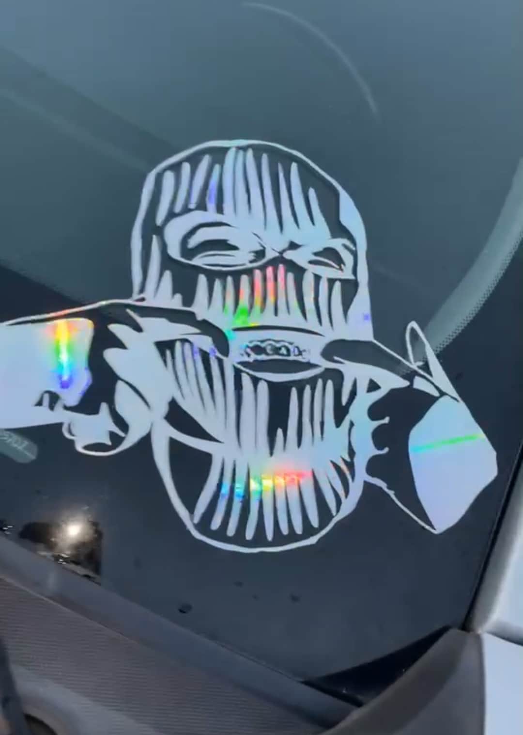 Gangsta With Ski Mask Decal - Etsy