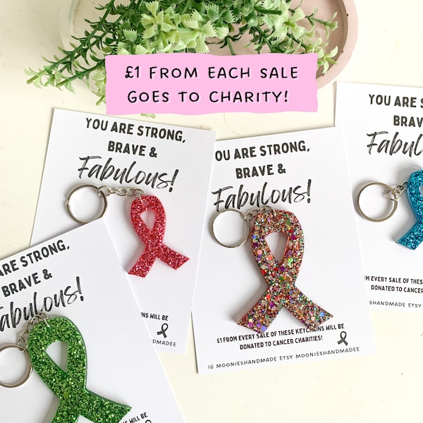 Cancer Keychain - Etsy