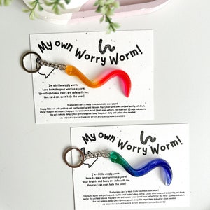 Worry Worm, Anxiety Relief Gift, Pocket Hug, Stress Relief Gift, Gifts ...