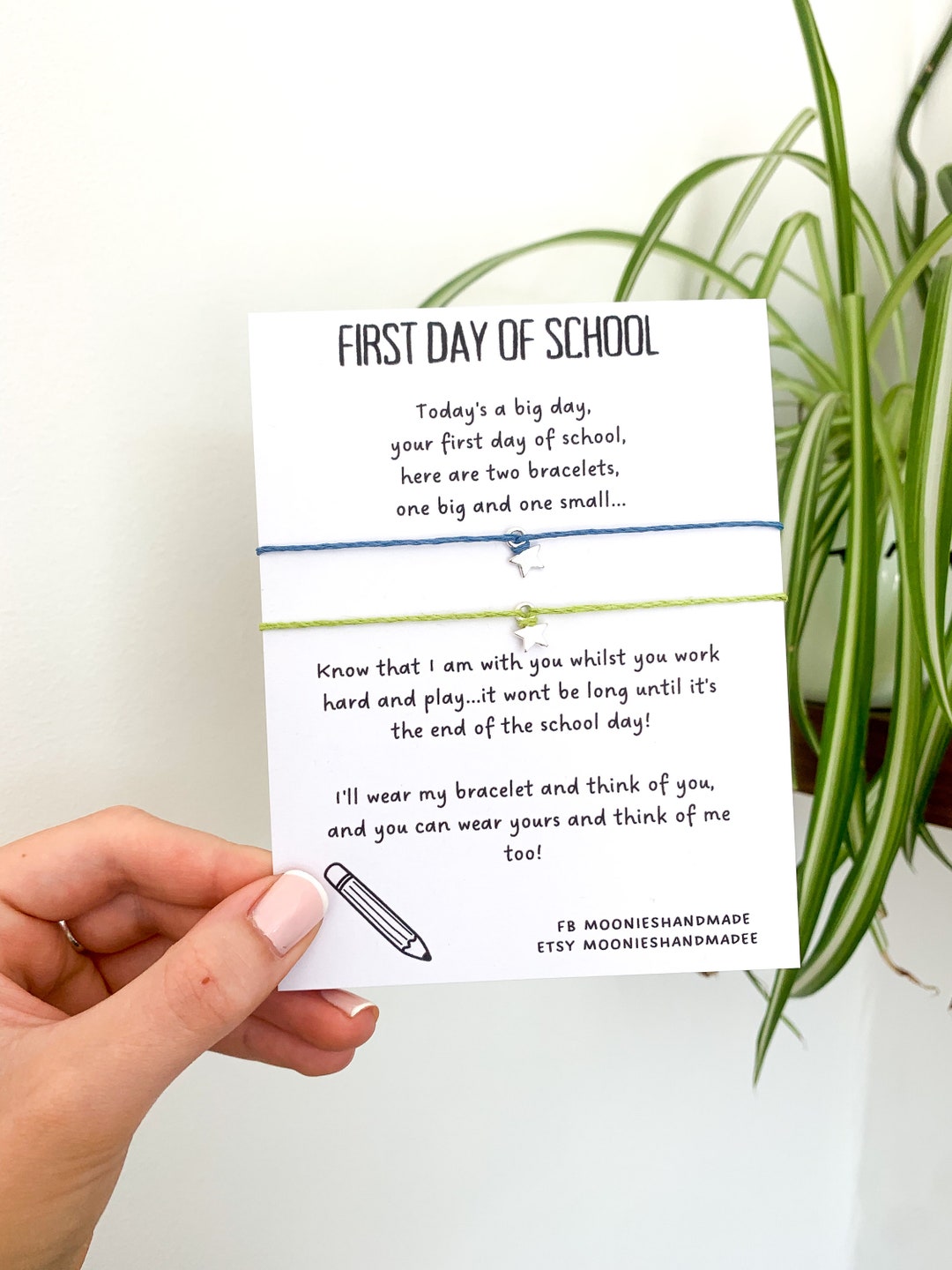 Back to School Bracelet, First Day of School Bracelet, First Day of ...