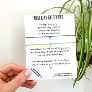 Back to School Bracelet, First Day of School Bracelet, First Day of ...