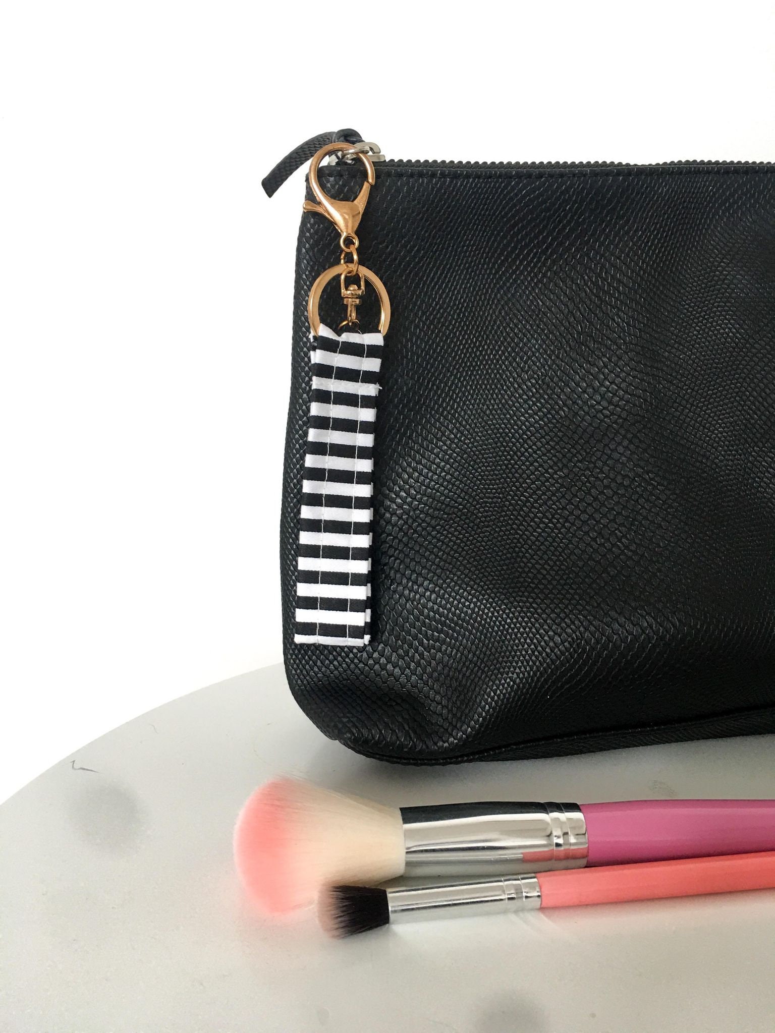 Fabric Wristlet Key Fob Keyring Hand Sewn Keychain Keyfiner - Etsy UK