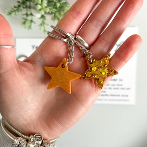 Gold Star Keychain, Positive Gifts for Friends, Thinking of You Gift ...