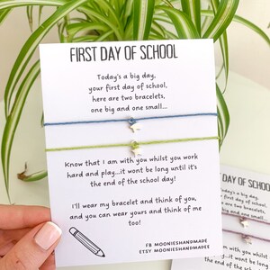 Back to School Bracelet, First Day of School Bracelet, First Day of ...