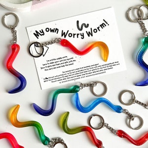 Worry Worm, Anxiety Relief Gift, Pocket Hug, Stress Relief Gift, Gifts ...