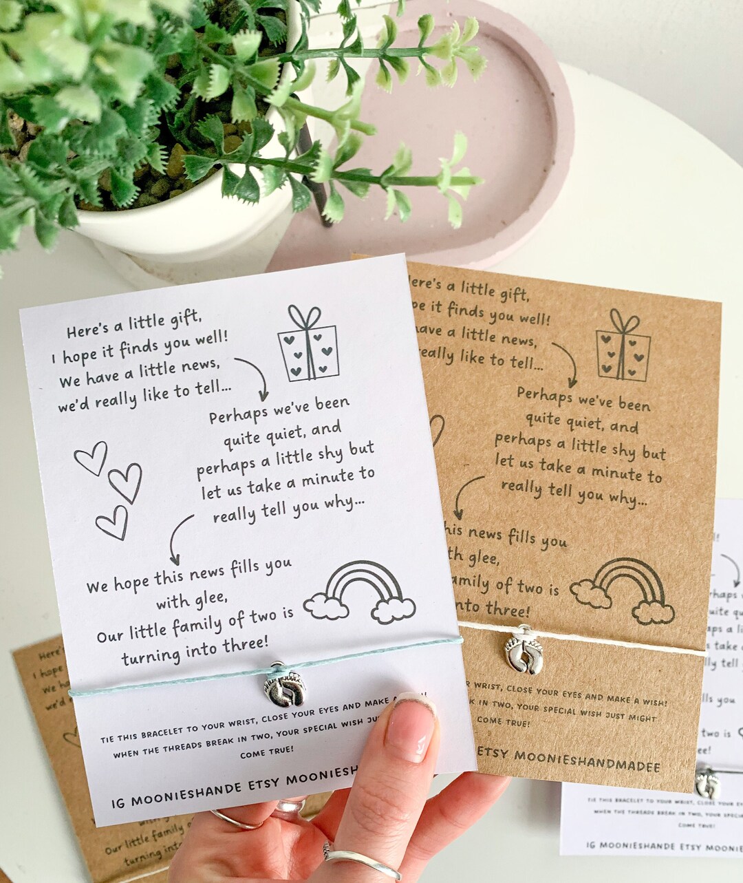 Pregnancy Announcement, Having A Baby Reveal, New Baby Gift, Baby Wish ...