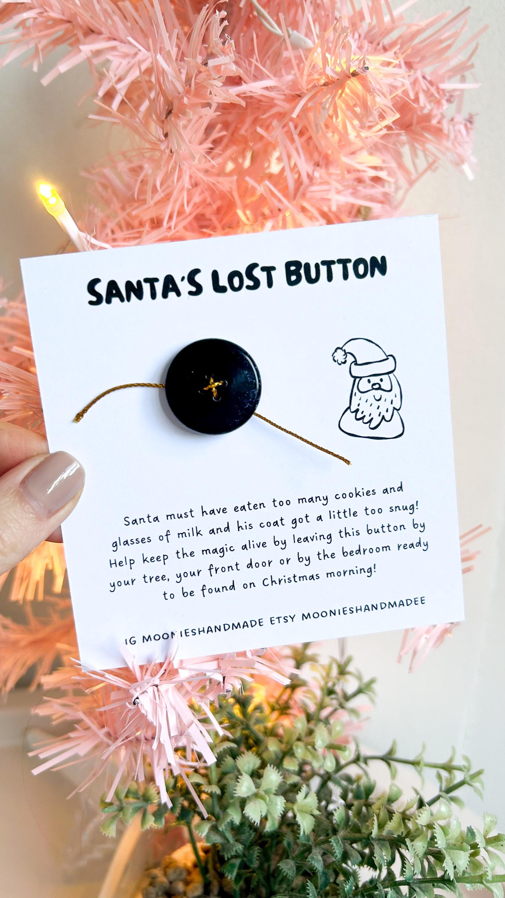 Santa's Lost Button: Christmas Scavenger Hunt Keepsake - Etsy