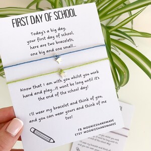 Back to School Bracelet, First Day of School Bracelet, First Day of ...