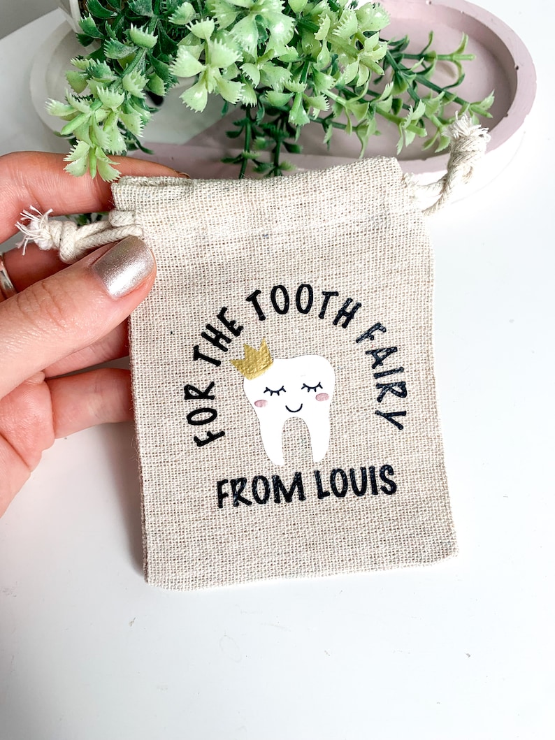 Personalised Tooth Fairy Bag Tooth Fairy Keep Sake Coin - Etsy