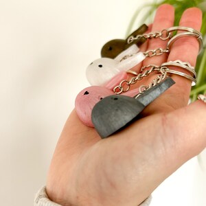 Pocket Pal, Rabbit Keychain, Easter Keyring, Easter Gift, Positive Gift ...