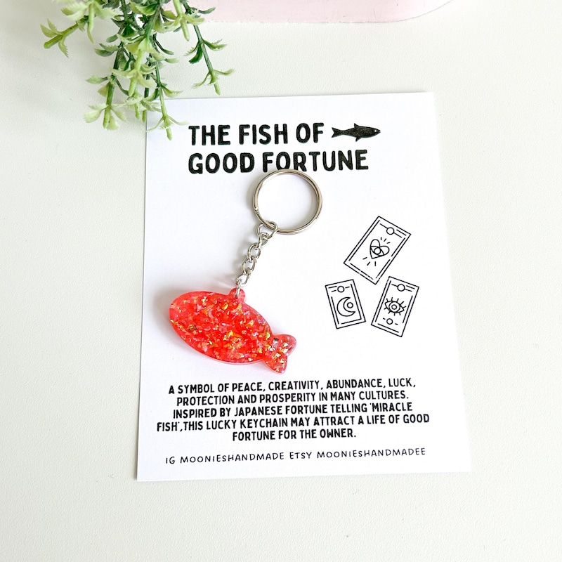 Fish Keychain - Etsy