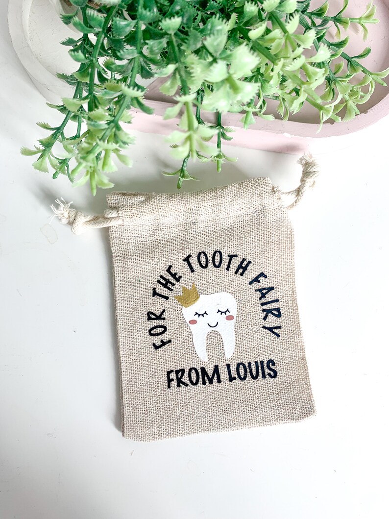Personalised Tooth Fairy Bag Tooth Fairy Keep Sake Coin - Etsy
