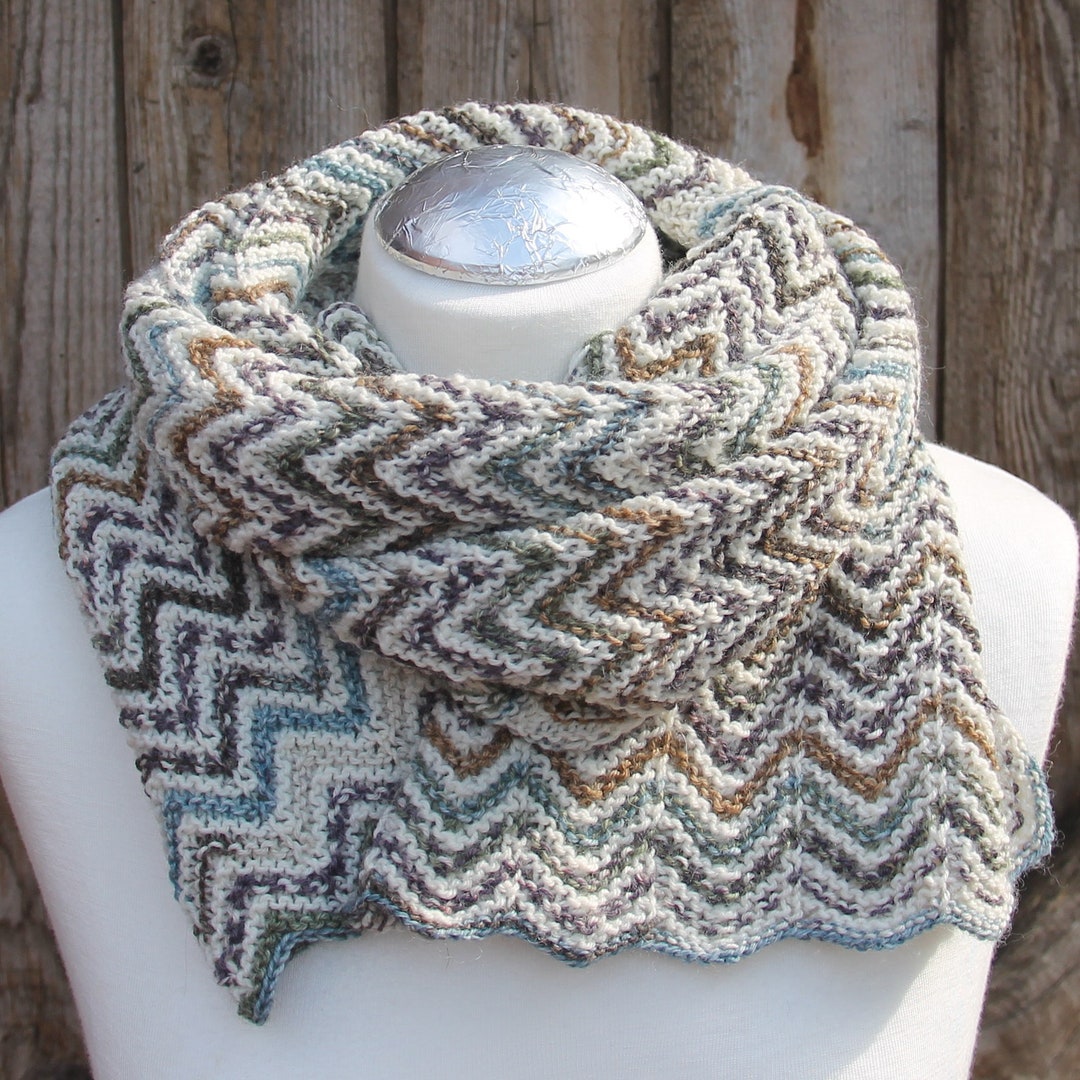 Strickanleitung Für Einen Schal, Strickmuster, Deutsche PDF Datei - Etsy