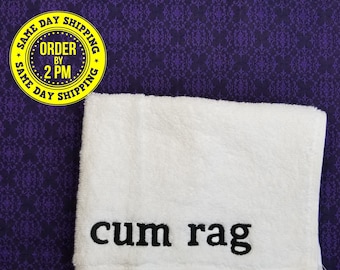 Personalized Cum Rag, Christmas Gift for Boyfriend, Naughty Gifts for ...