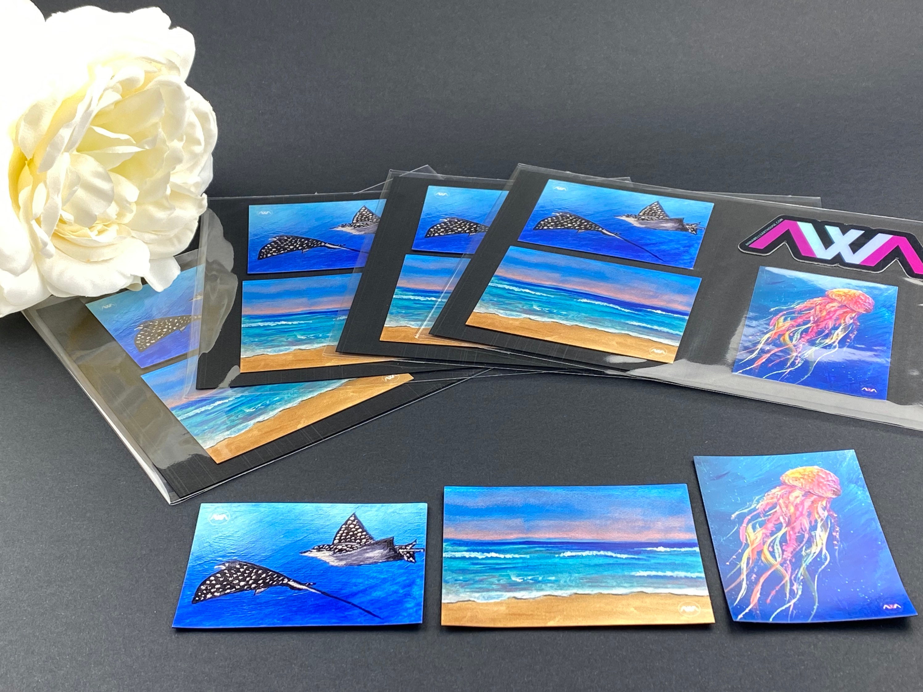 Ocean Magnet 3 Pack - Original Art - Etsy