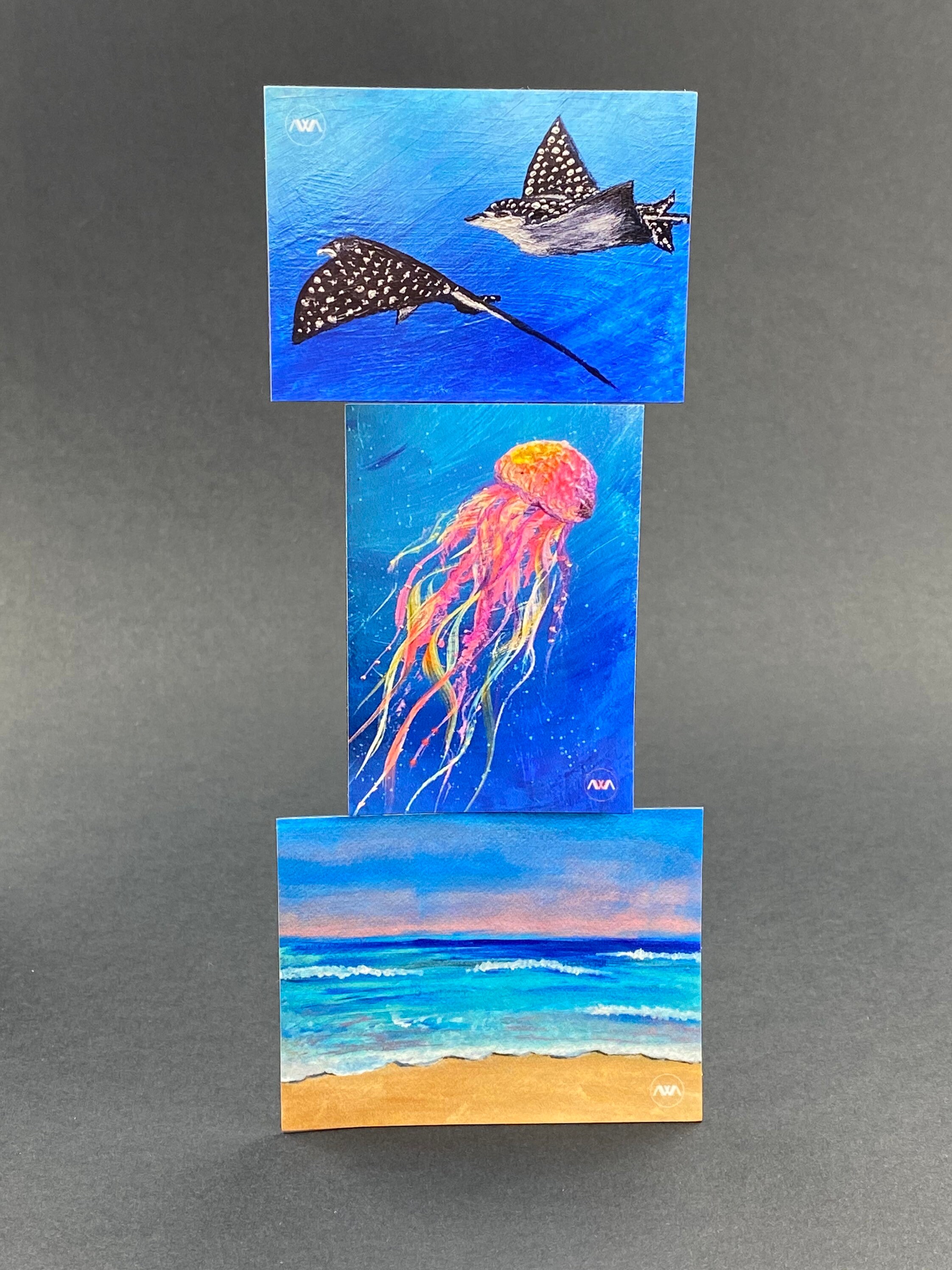 Ocean Magnet 3 Pack - Original Art - Etsy