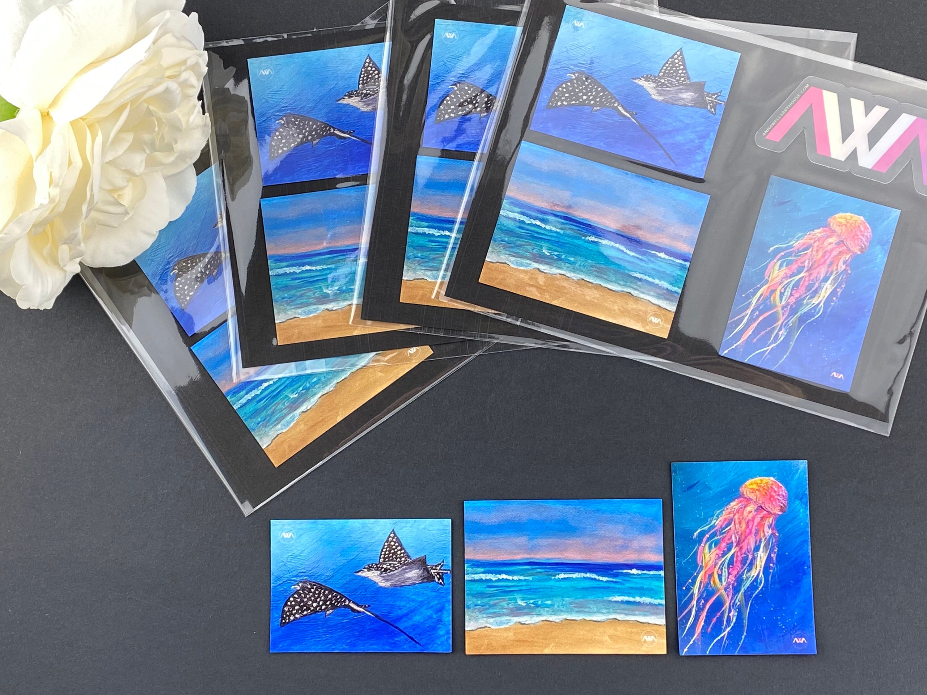 Ocean Magnet 3 Pack - Original Art - Etsy