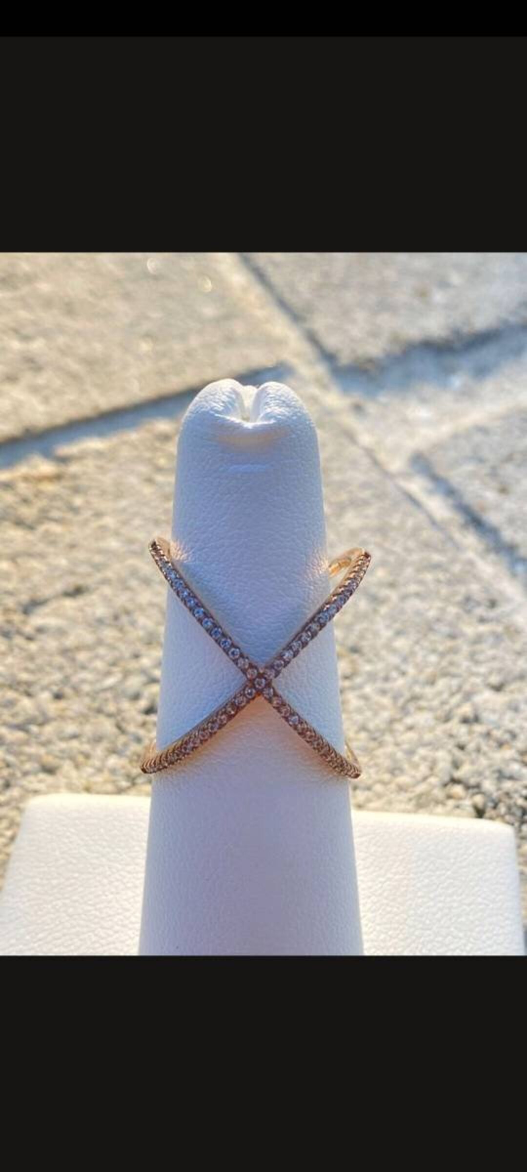 Beautiful Overlapping Cross Ring - Etsy