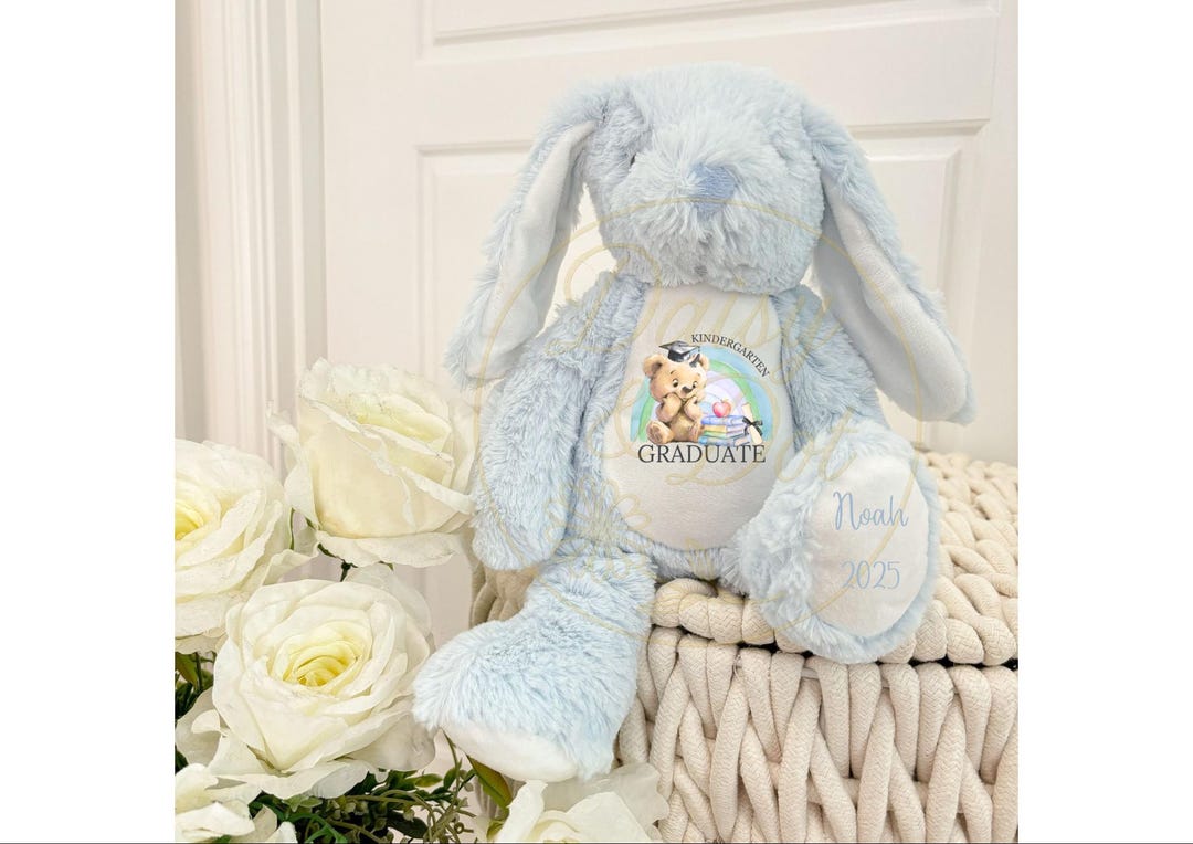Personalized Graduation Bunny: Custom Plush Keepsake Gift - Etsy