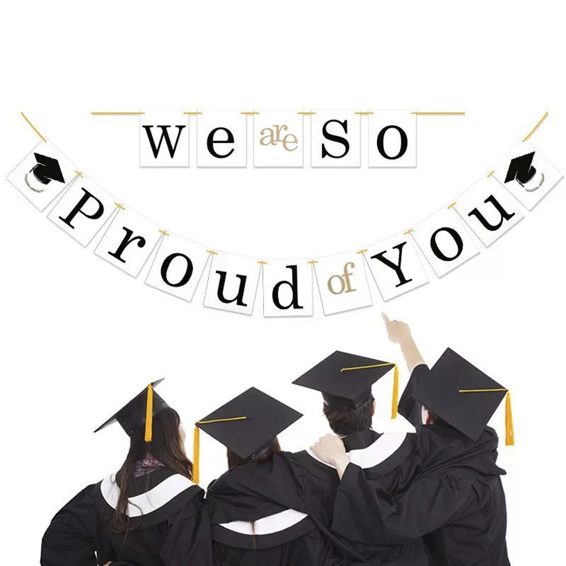 We Are so Proud of Yougraduation Banner Achievement - Etsy