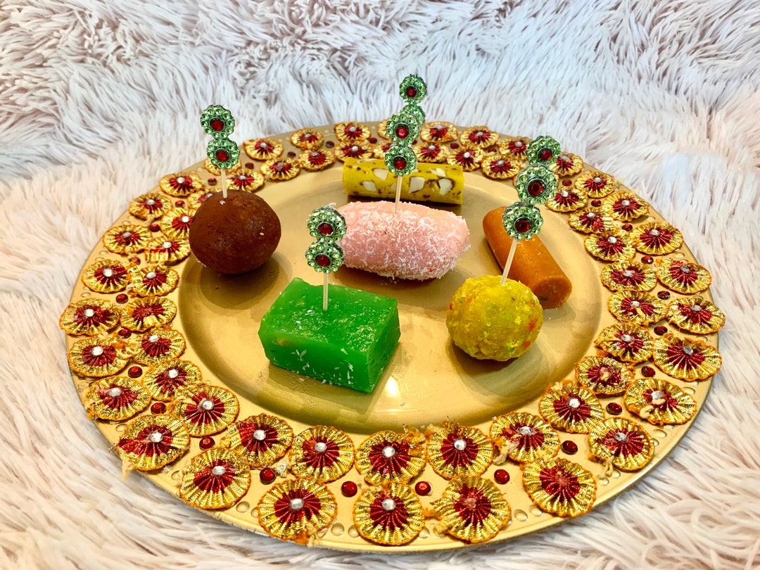 Set of 12 Mithai Picks/ Mithai Topper/ Mehndi Rasam/ Nikkah Mithai ...