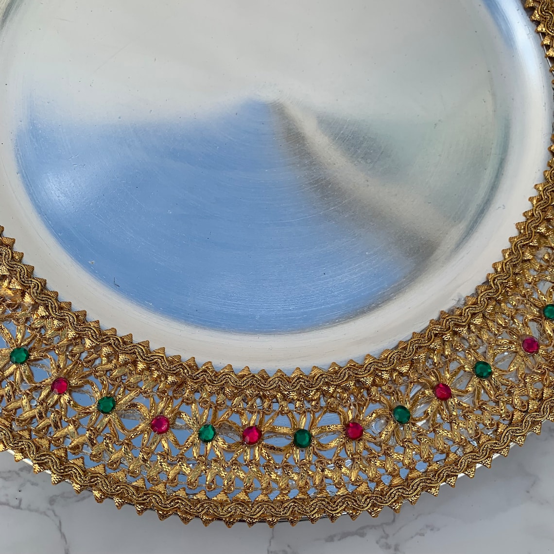 Mehndi Thaal, Mehndi Tray, Nikkah Thaal, Haldi Thaal, Sangeet, Dholki ...