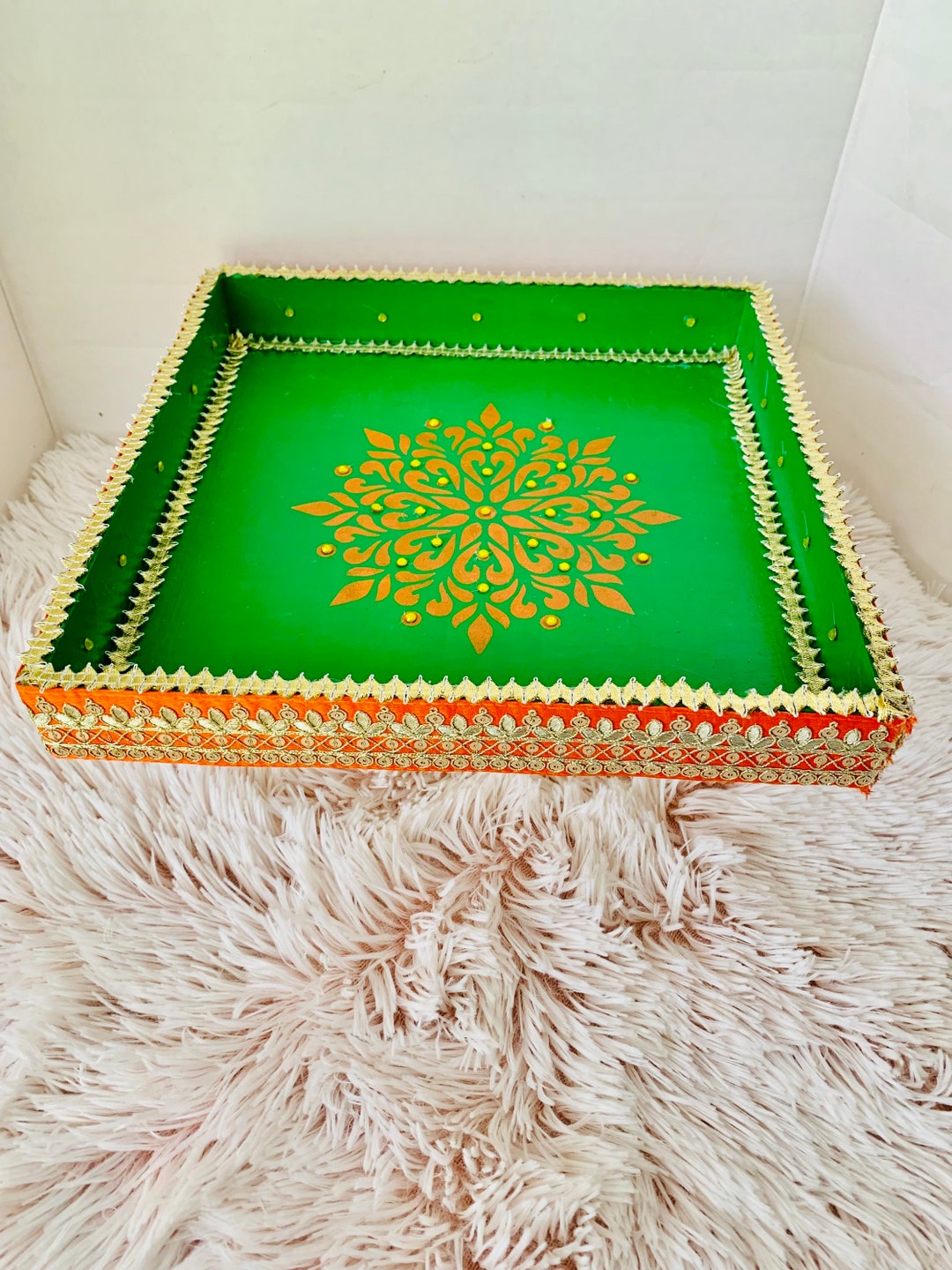 Mehndi Tray, Shagun Tray, Haldi Tray, Nikkah Tray - Etsy