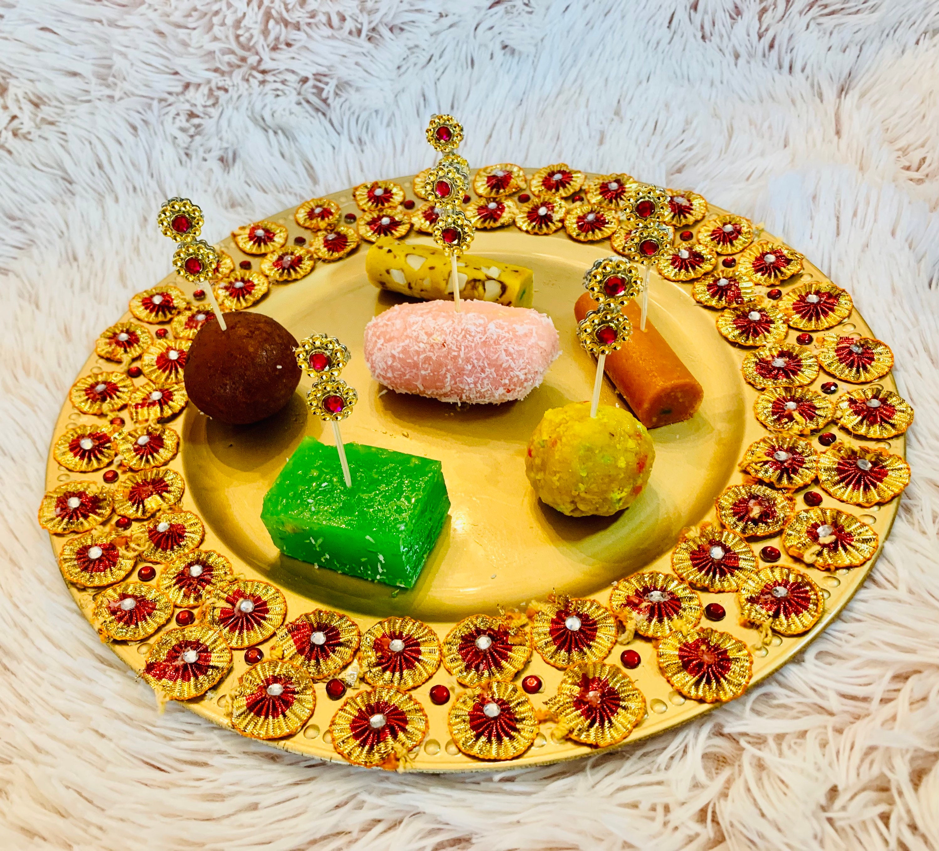 Set of 12 Mithai Picks/ Mithai Topper/ Mehndi Rasam/ Nikkah Mithai ...