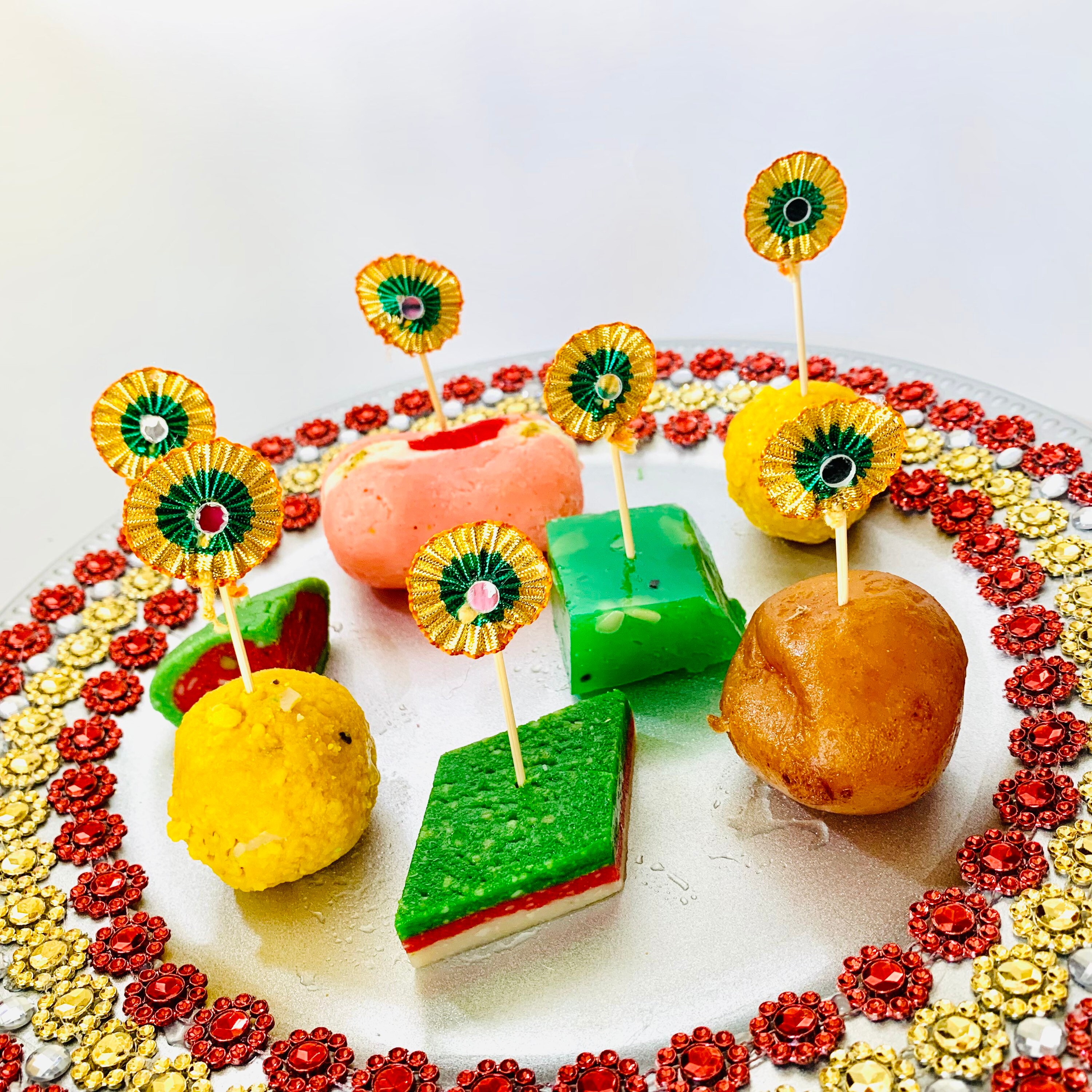 Set of 12 Mithai Picks/ Mithai Topper/ Mehndi Rasam/ Nikkah - Etsy