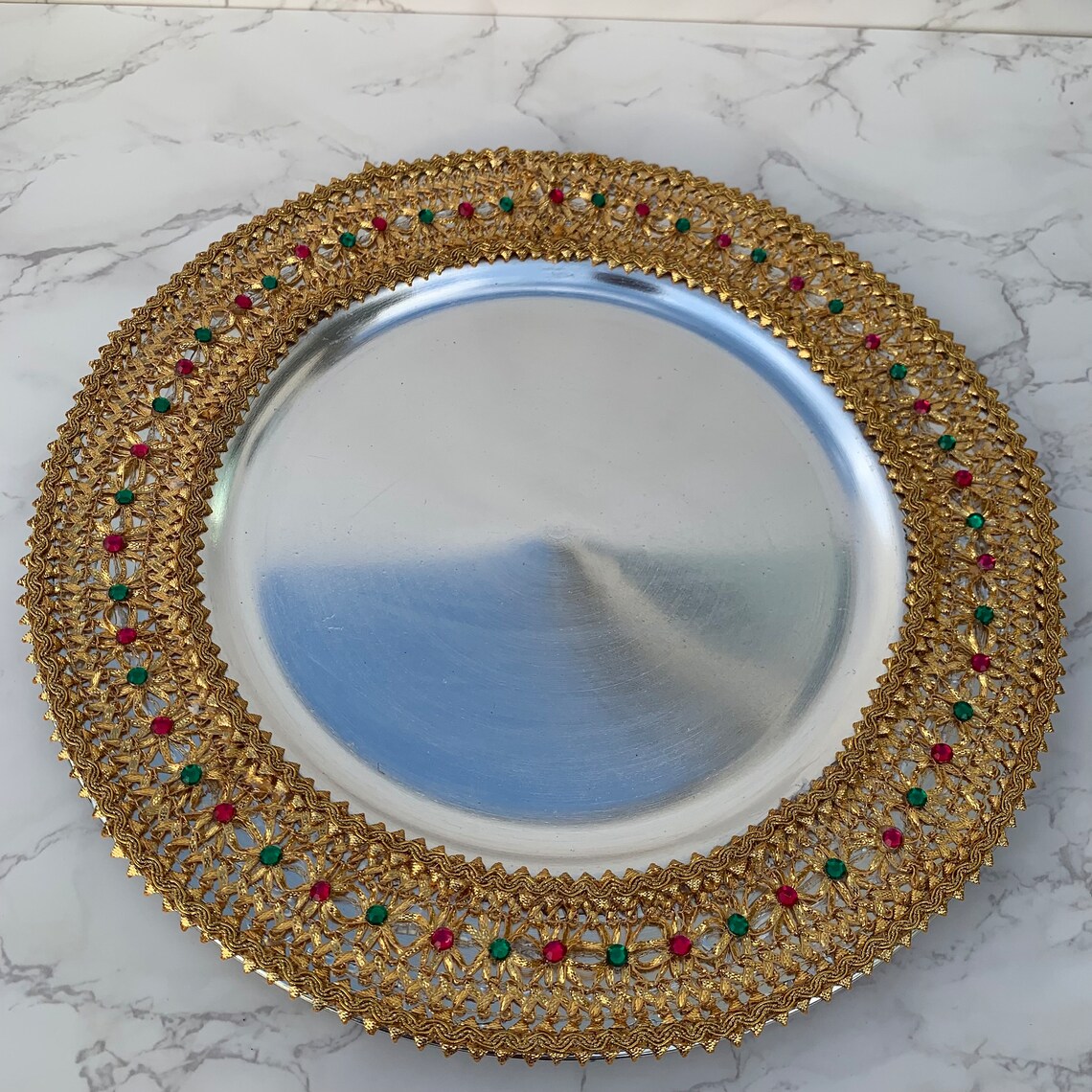 Mehndi Thaal, Mehndi Tray, Nikkah Thaal, Haldi Thaal, Sangeet, Dholki ...