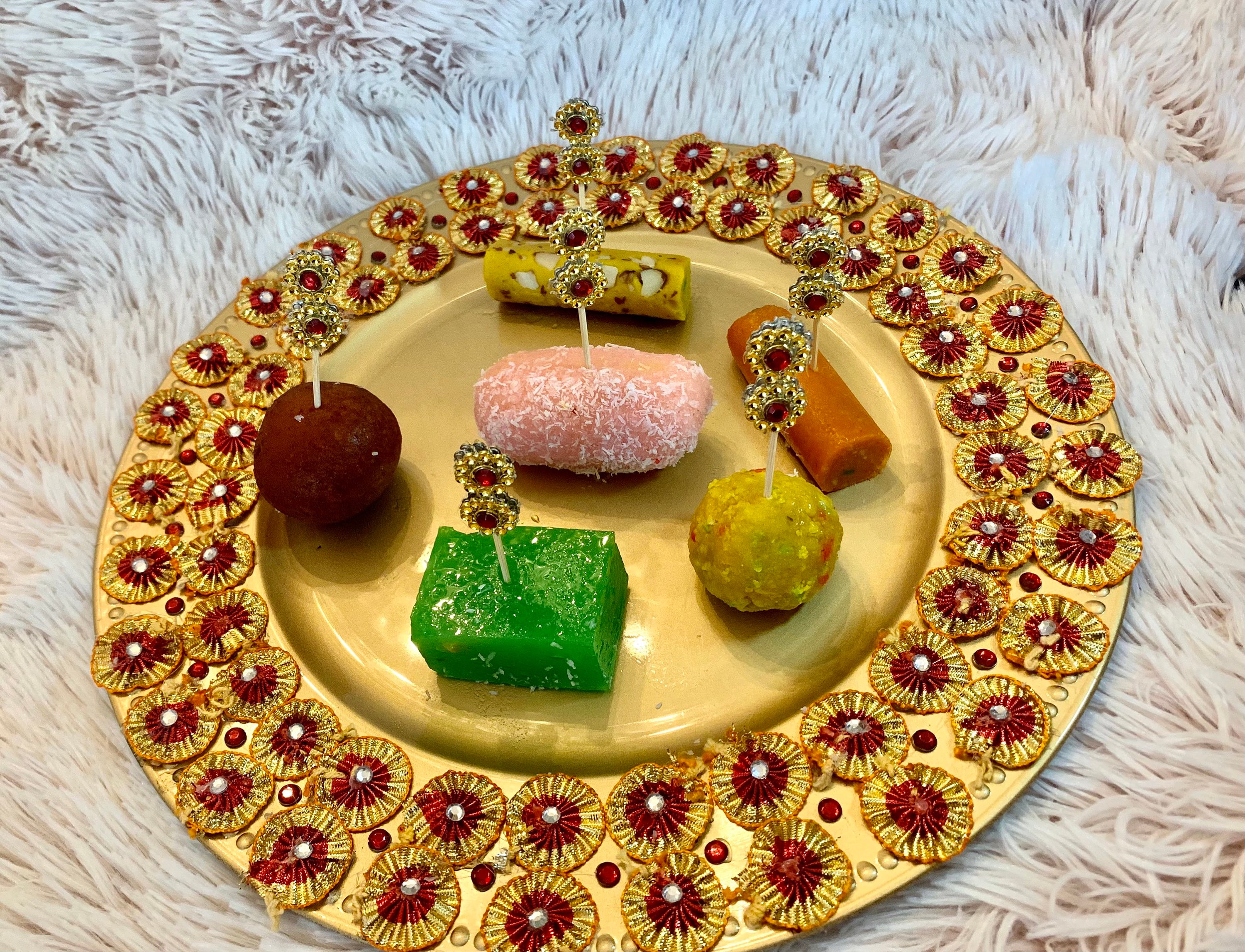 Set of 12 Mithai Picks/ Mithai Topper/ Mehndi Rasam/ Nikkah Mithai ...