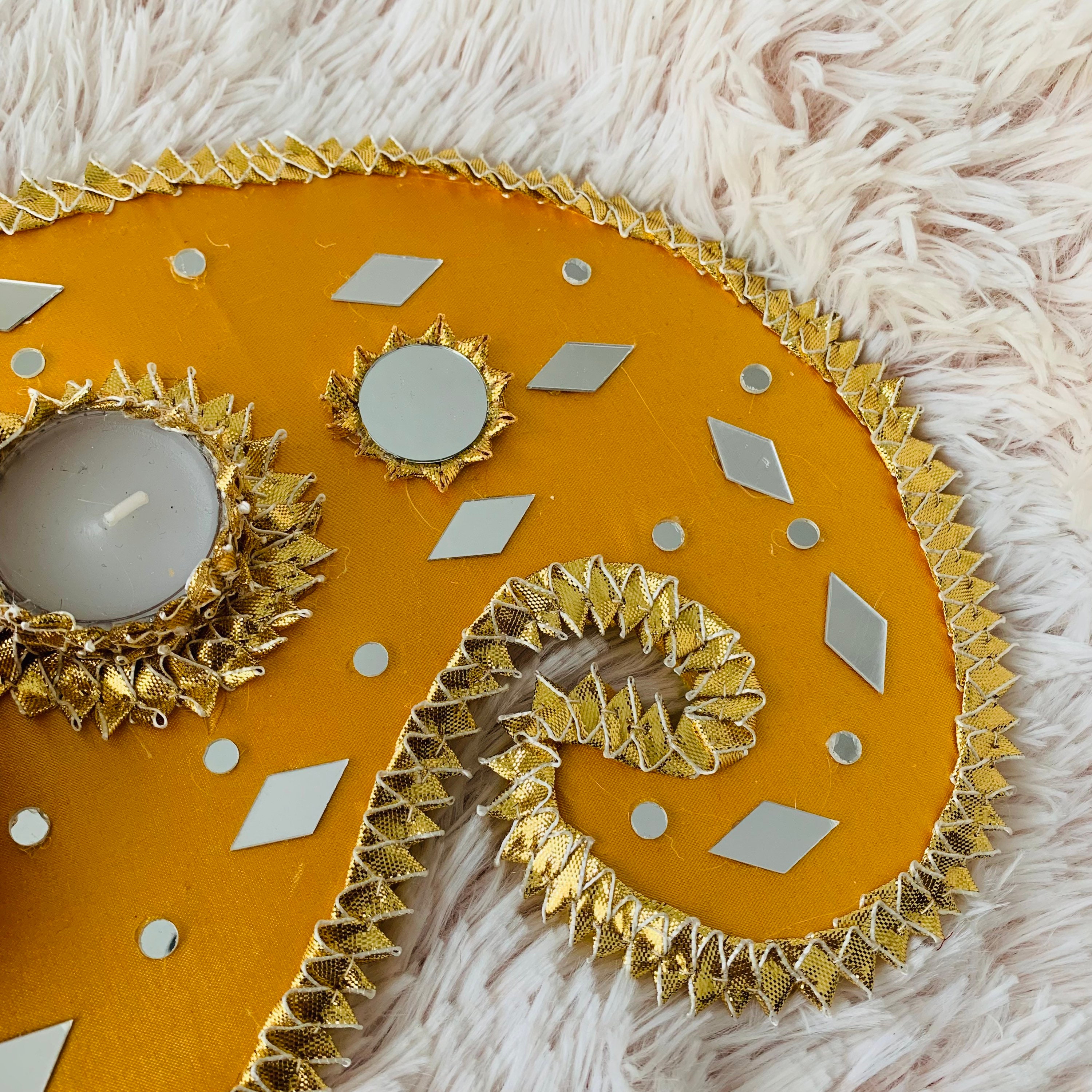 Maiyon Thaal, Mehndi Thaal, Pooja Thaal, Gota Decorated Tray - Etsy