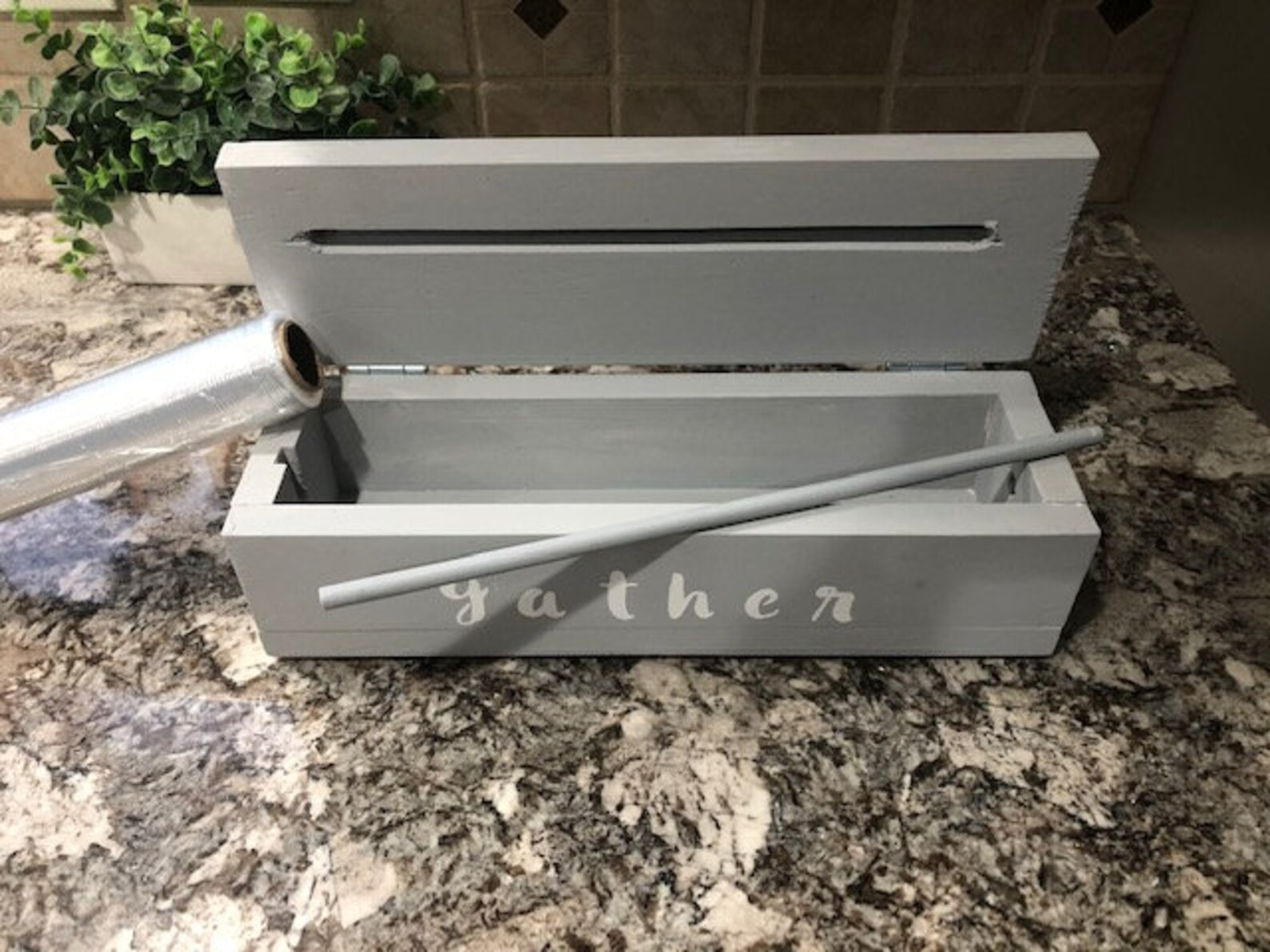 Kitchen Decor Saran Wrap Box - Etsy