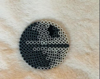 Moon and Star Perler Bead Blue and Yellow Adorable - Etsy