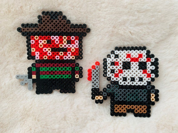 Freddy Vs. Jason Perler - Etsy UK