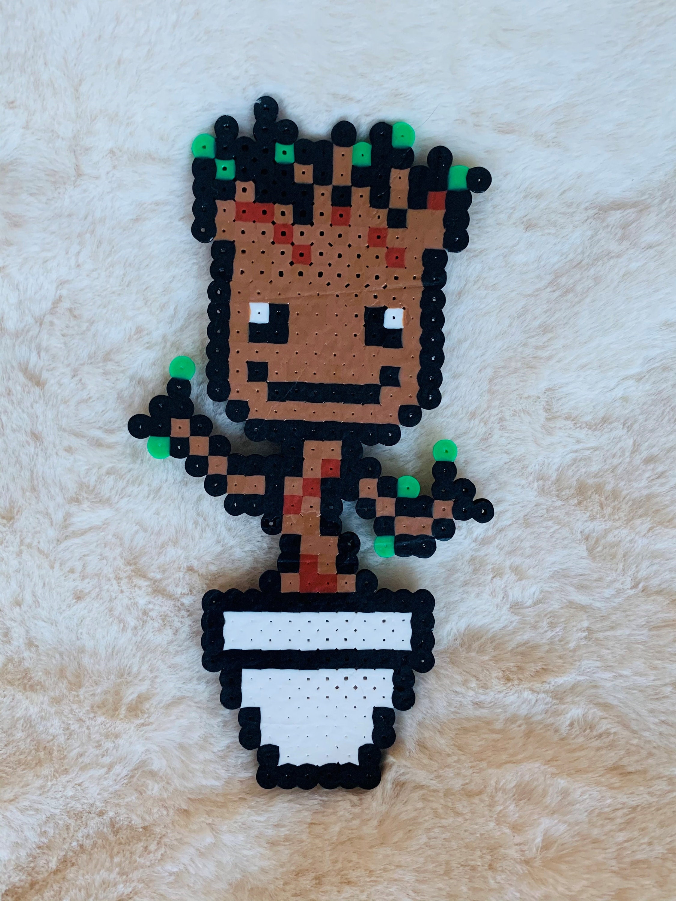 Baby Groot Flower Pot Perler - Etsy