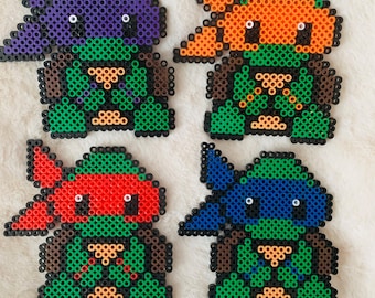 TMNT Teenage Mutant Ninja Turtle Perler Bead - Etsy