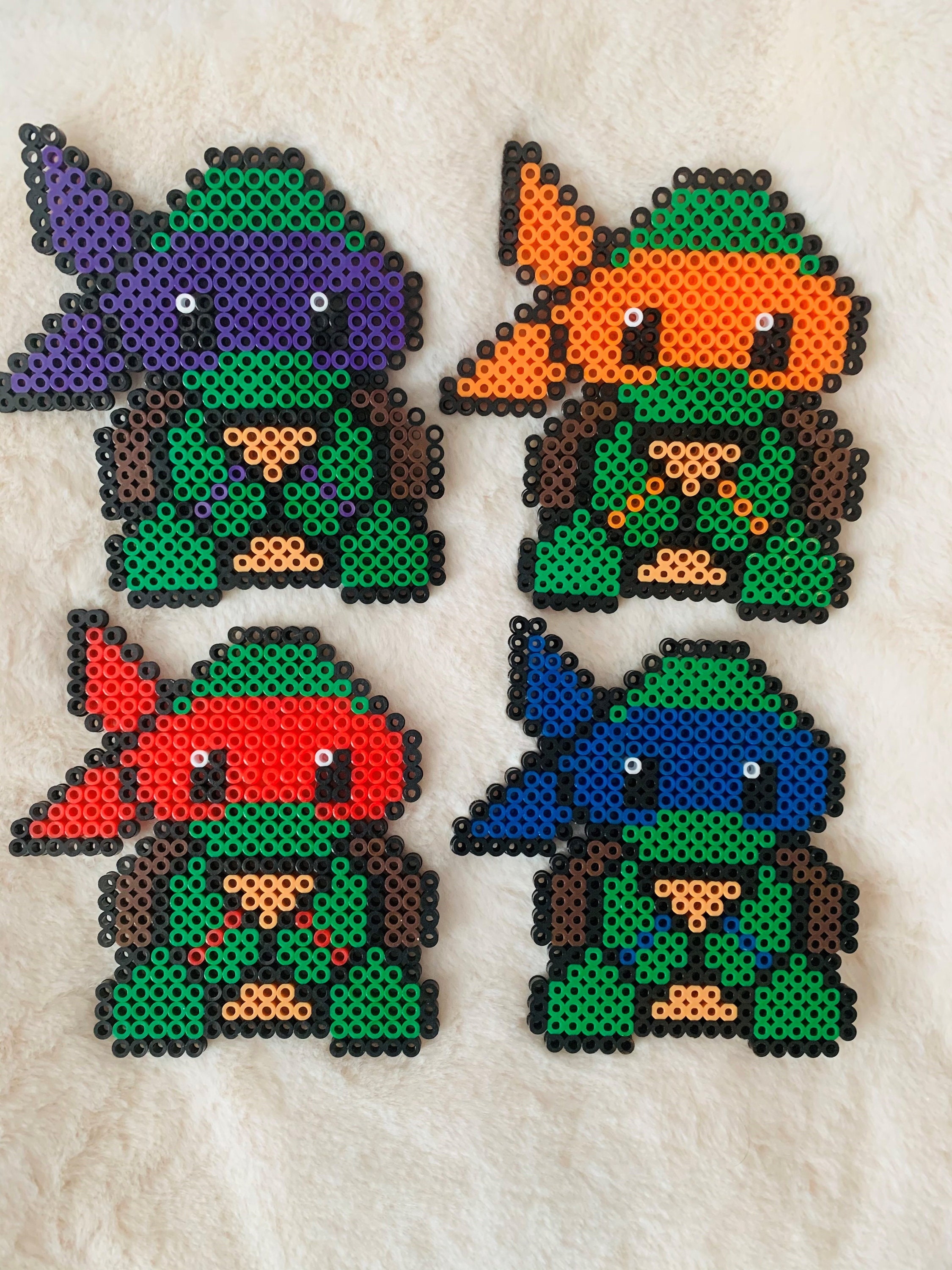 Teenage Mutant Ninja Turtles Perler - Etsy