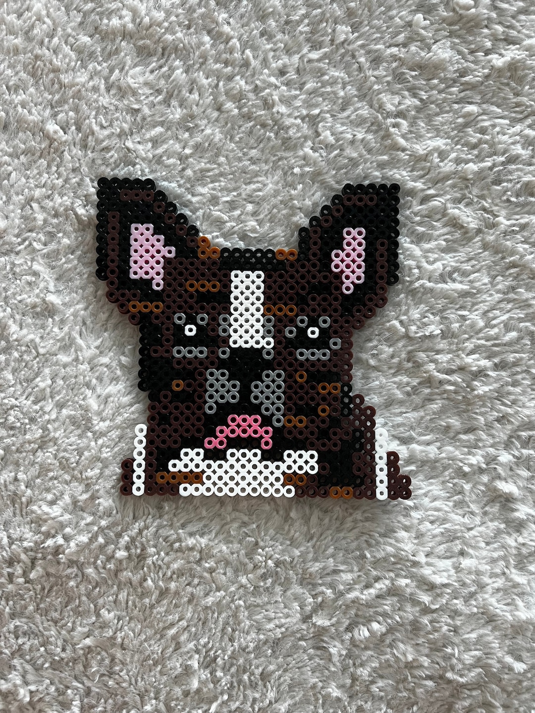 Brindle French Bulldog Perler - Etsy