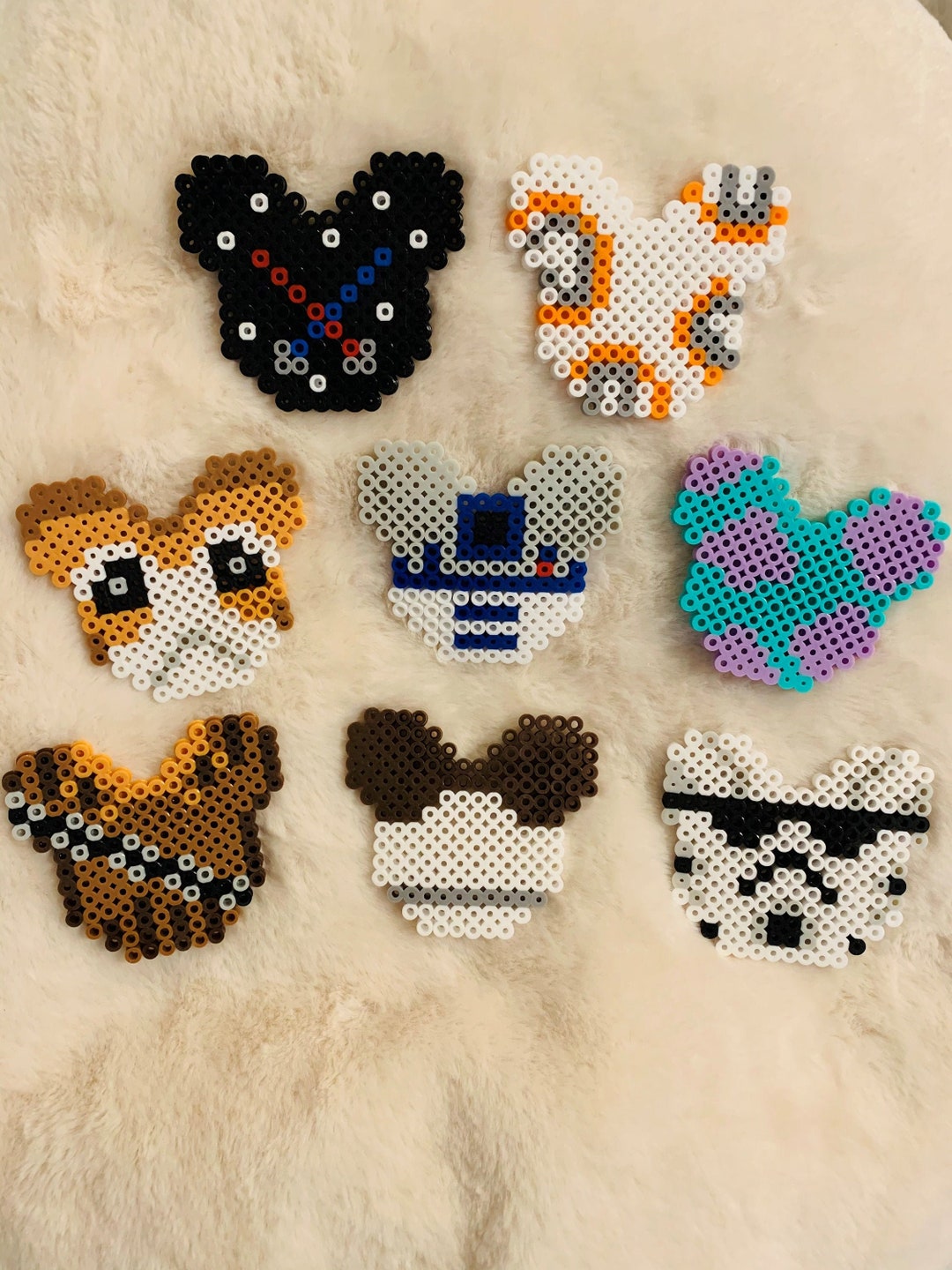 Disney Ears Characters Perler - Etsy