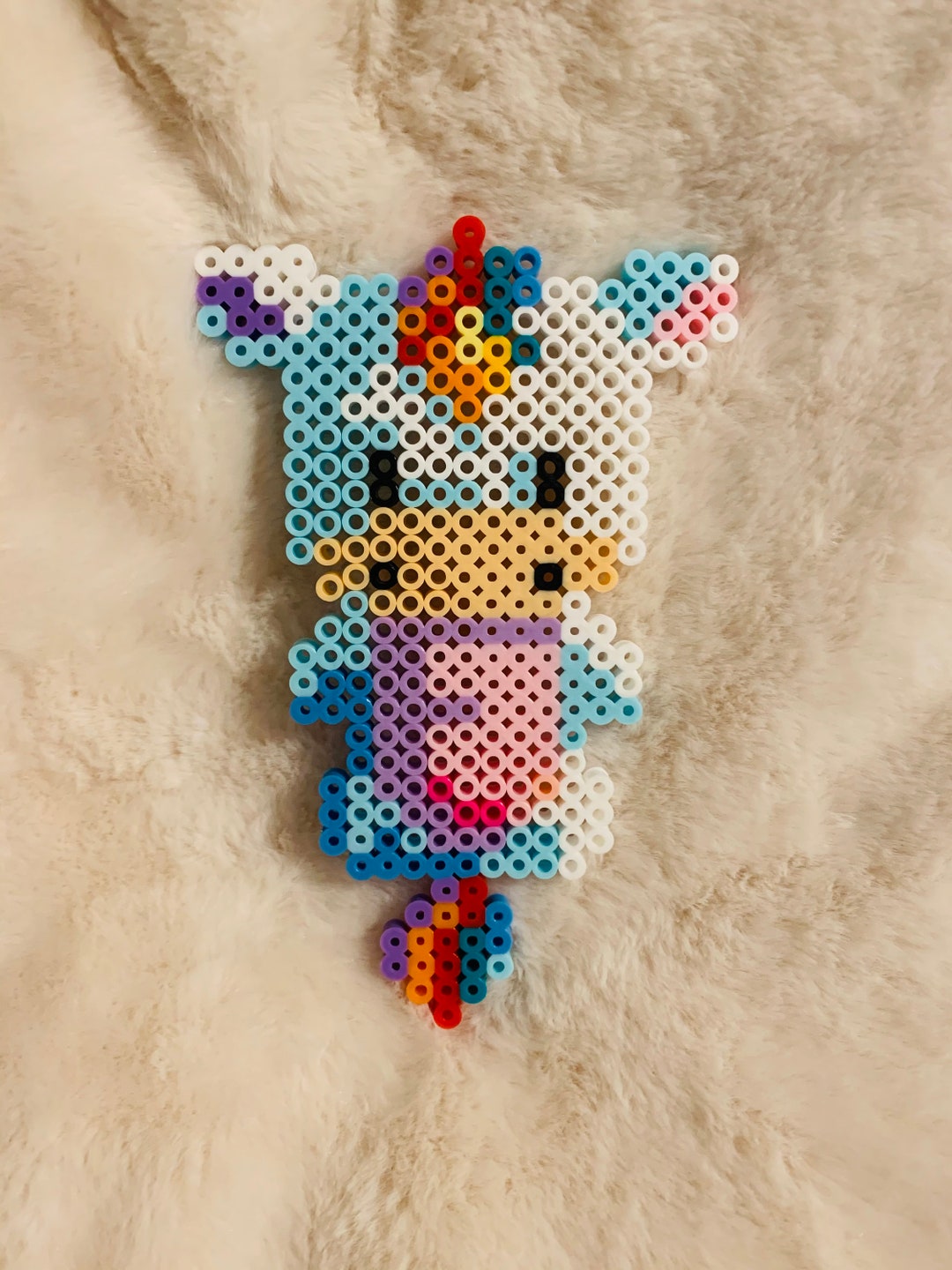 Unicorn Perler - Etsy