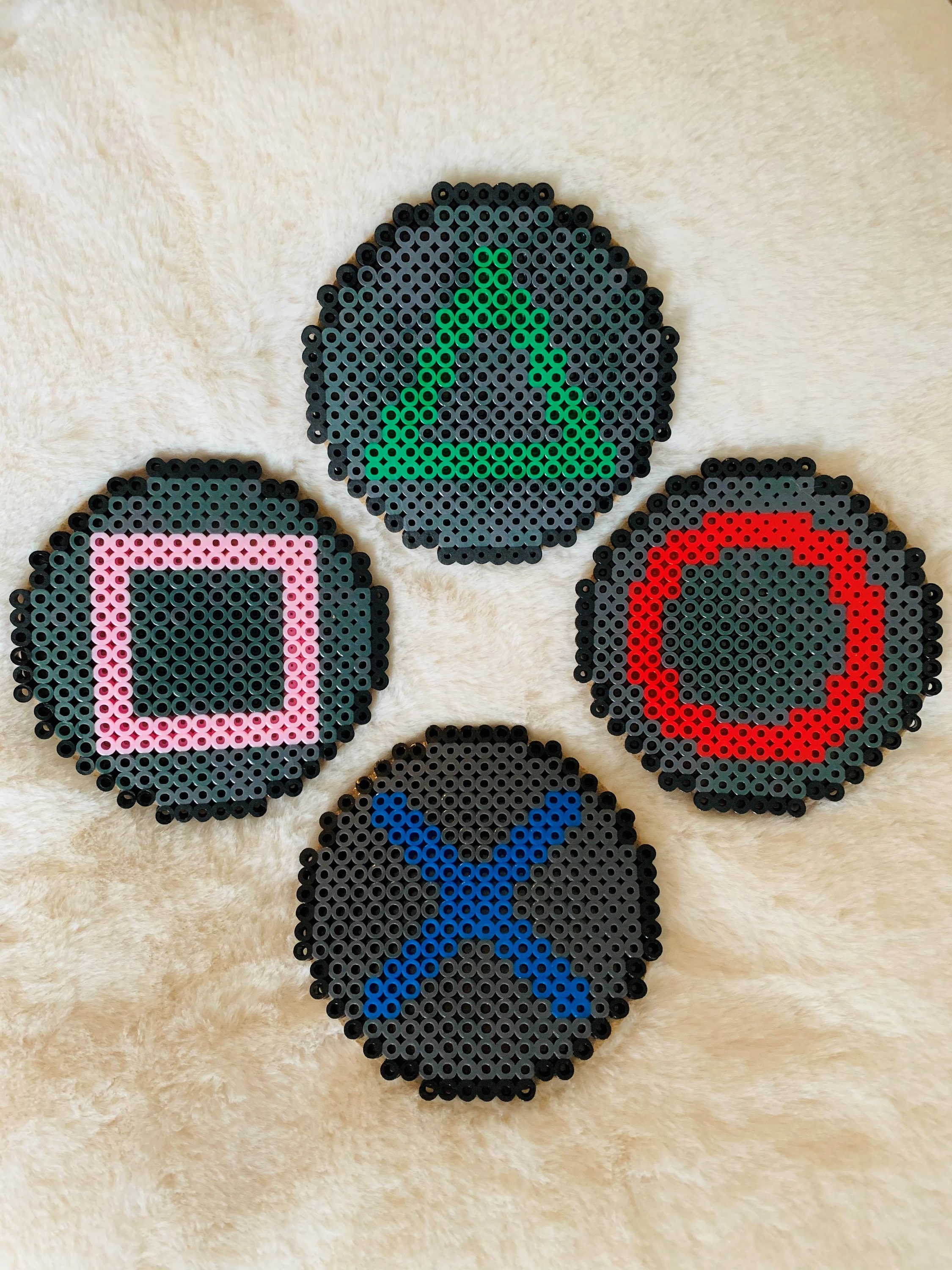 Playstation Controller Coasters Perler - Etsy UK